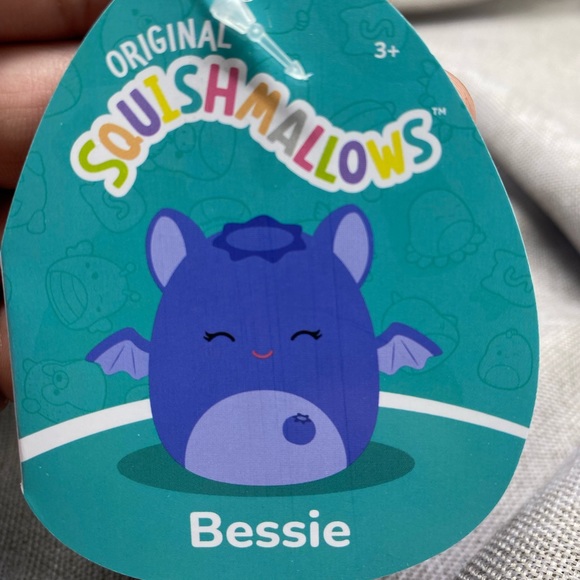 Squishmallows | Toys | Nwt 8 Bessie The Blueberry Bat Squishmallow ...